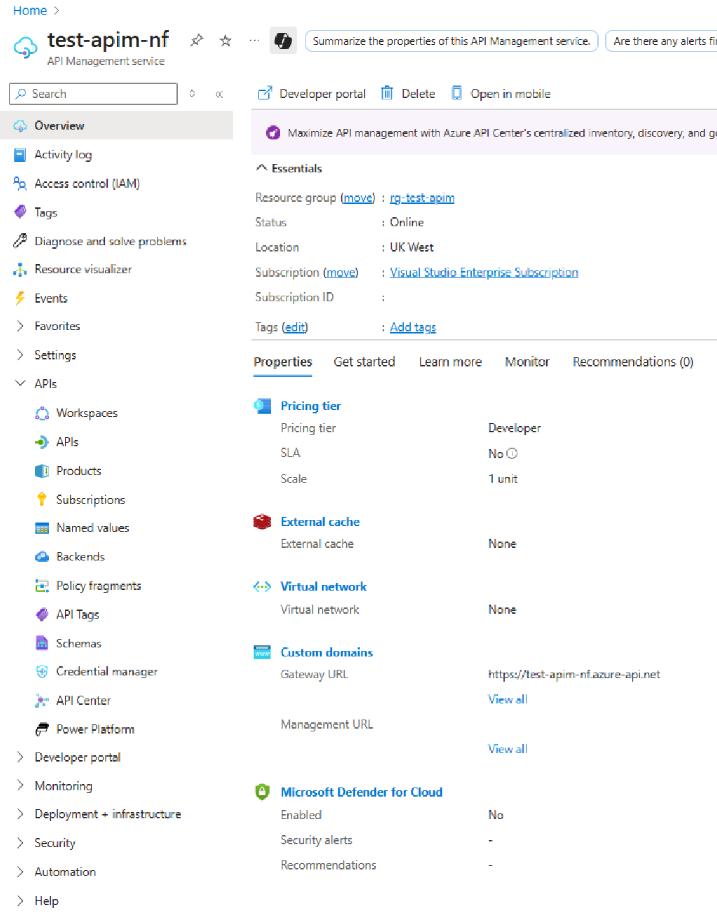 A Quick Look at Azure APIM