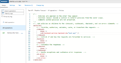 A Quick Look at Azure APIM