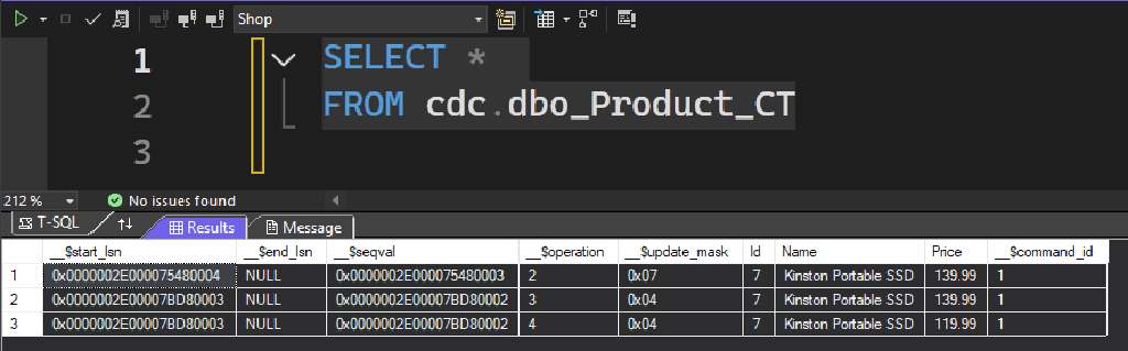 Working With CDC in SQL Server